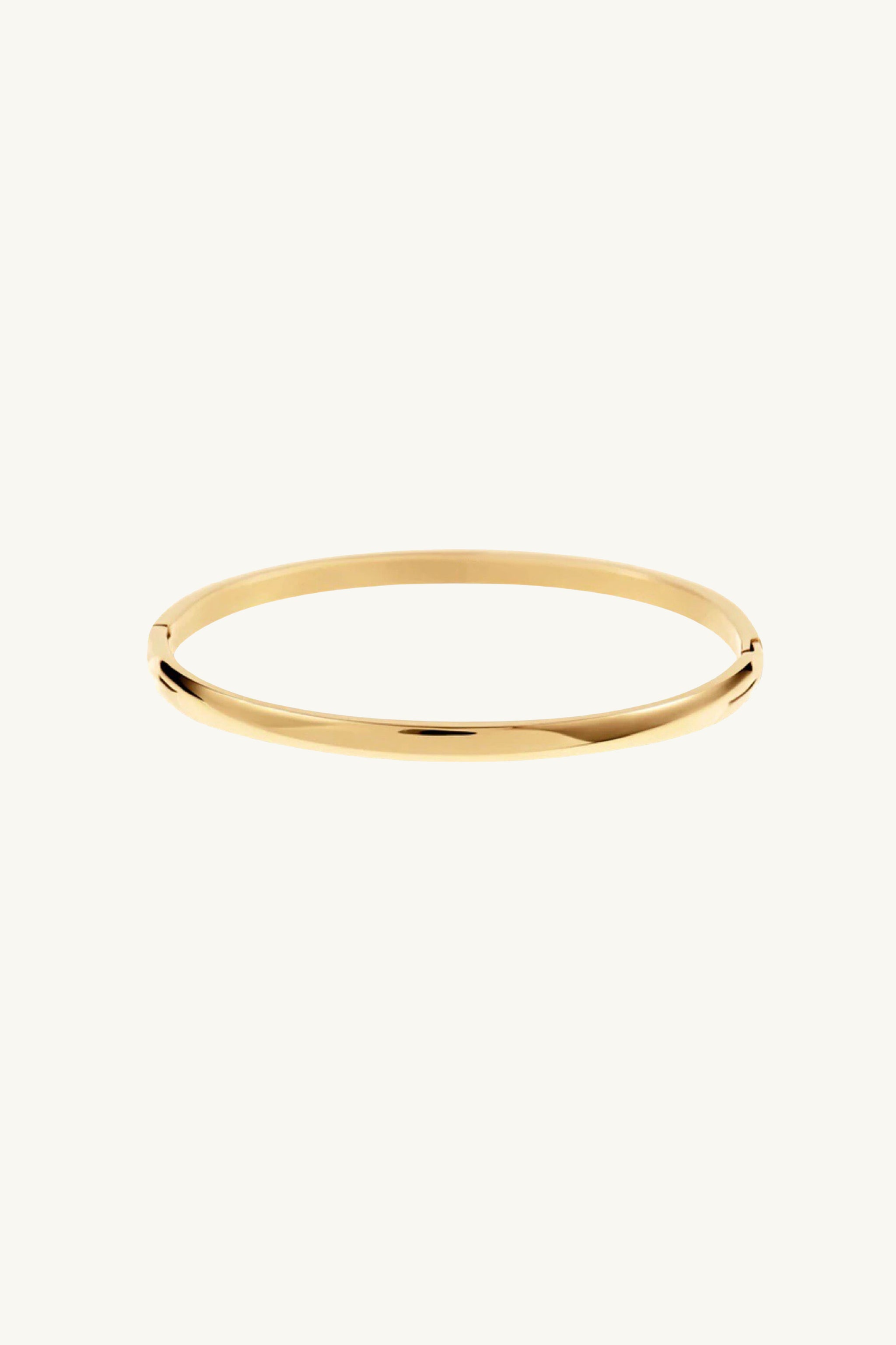 Ava Plain Bangle: Golden Simplicity | Complete. Studio